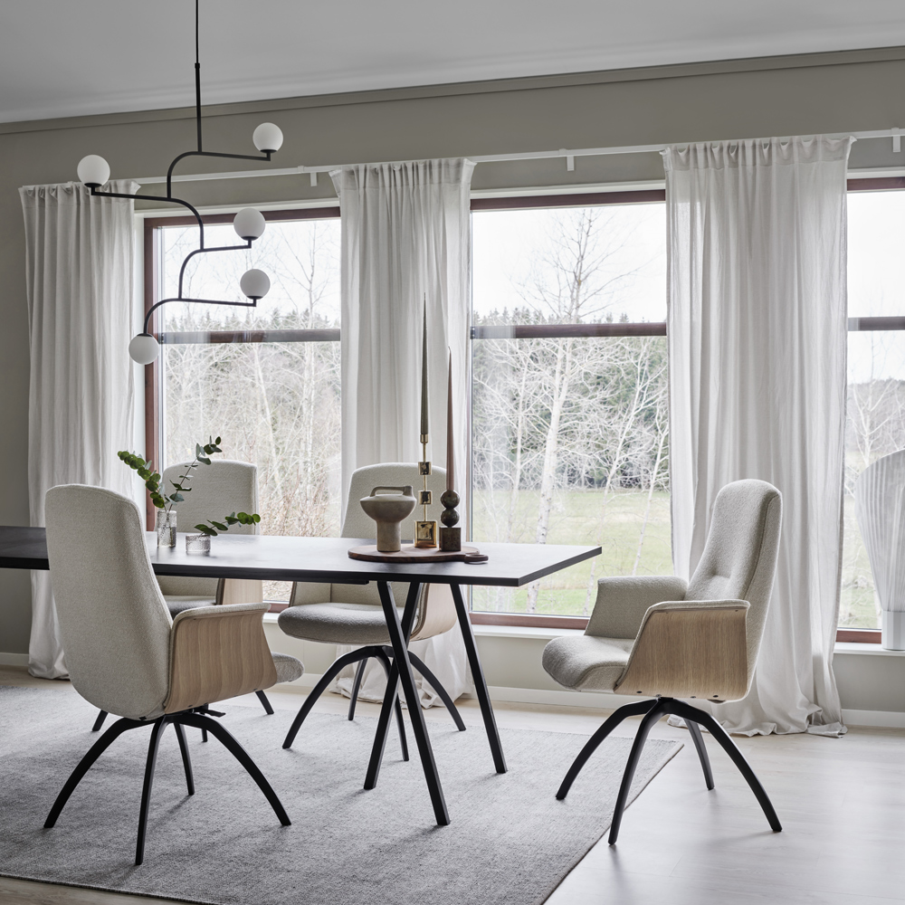 Freetime karmstol/skal armstöd med snurr | Walfrid Svenssons Möbler